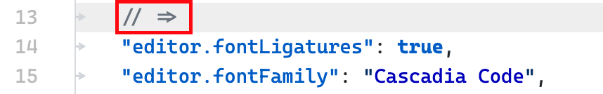 Some Cascadia Code (specifically) Ligatures not working inside the editor · Issue #107539 ...
