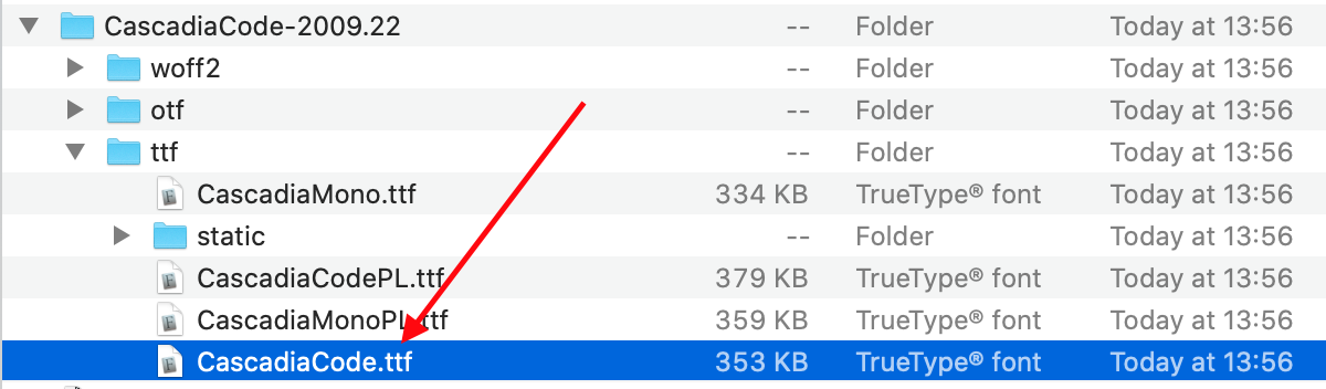 Some Cascadia Code (specifically) Ligatures not working inside the editor · Issue #107539 ...