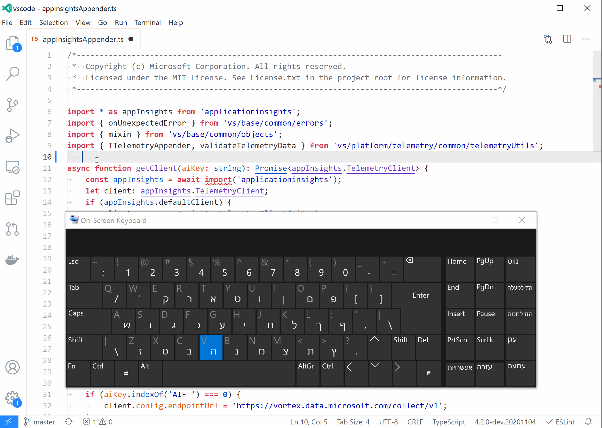 Ctrl+s doesn't work when foreign language is selected · Issue #104348 ...