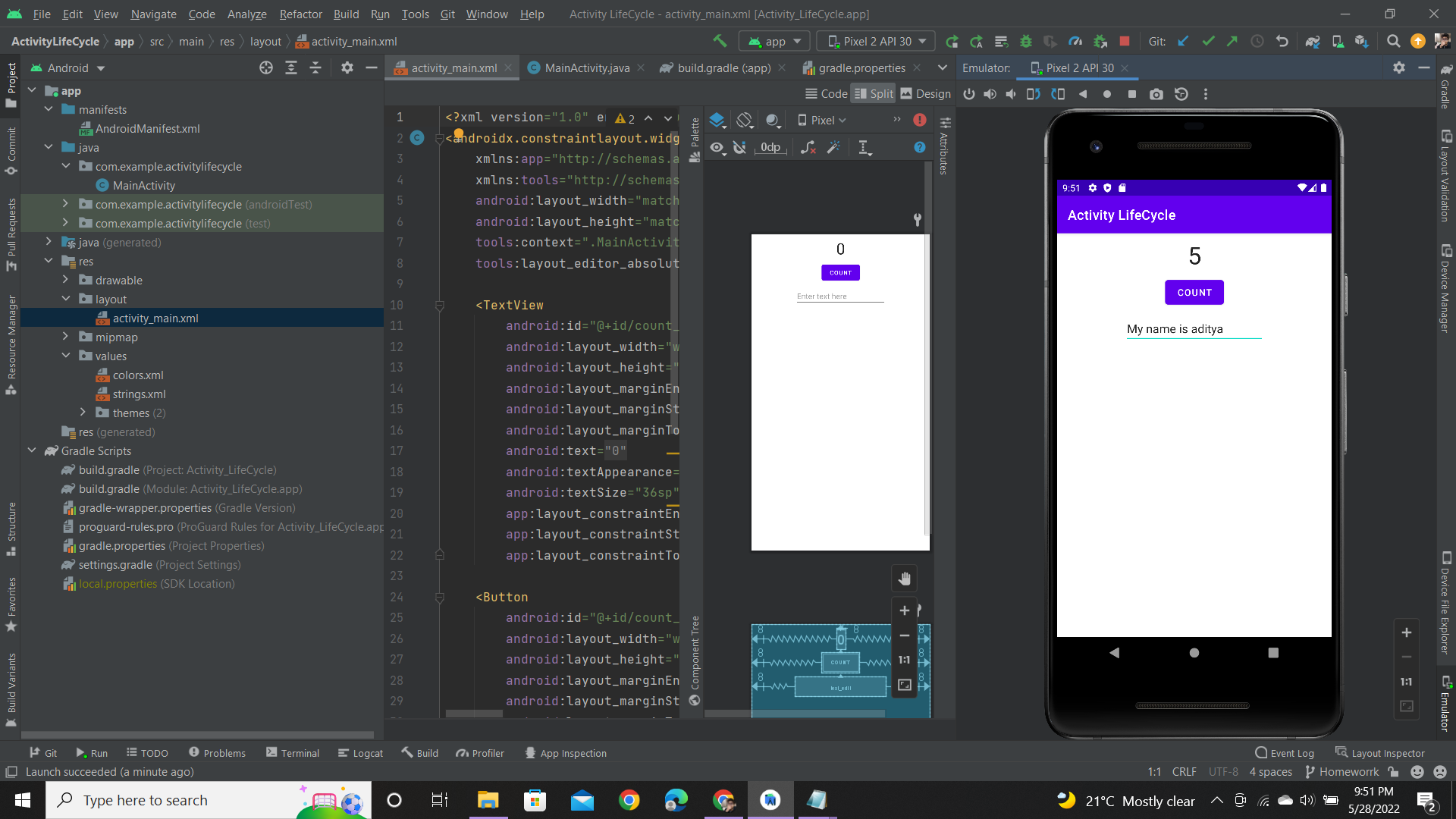 Github Adityapoddar Android Acitivity Lifecycle