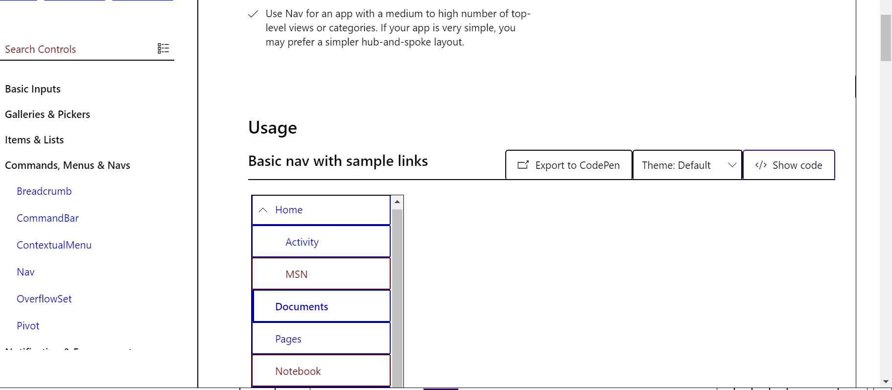 Nav High Contrast Mode Issues Focused Item Not Visible As Well As Selected Nav Item Not Able