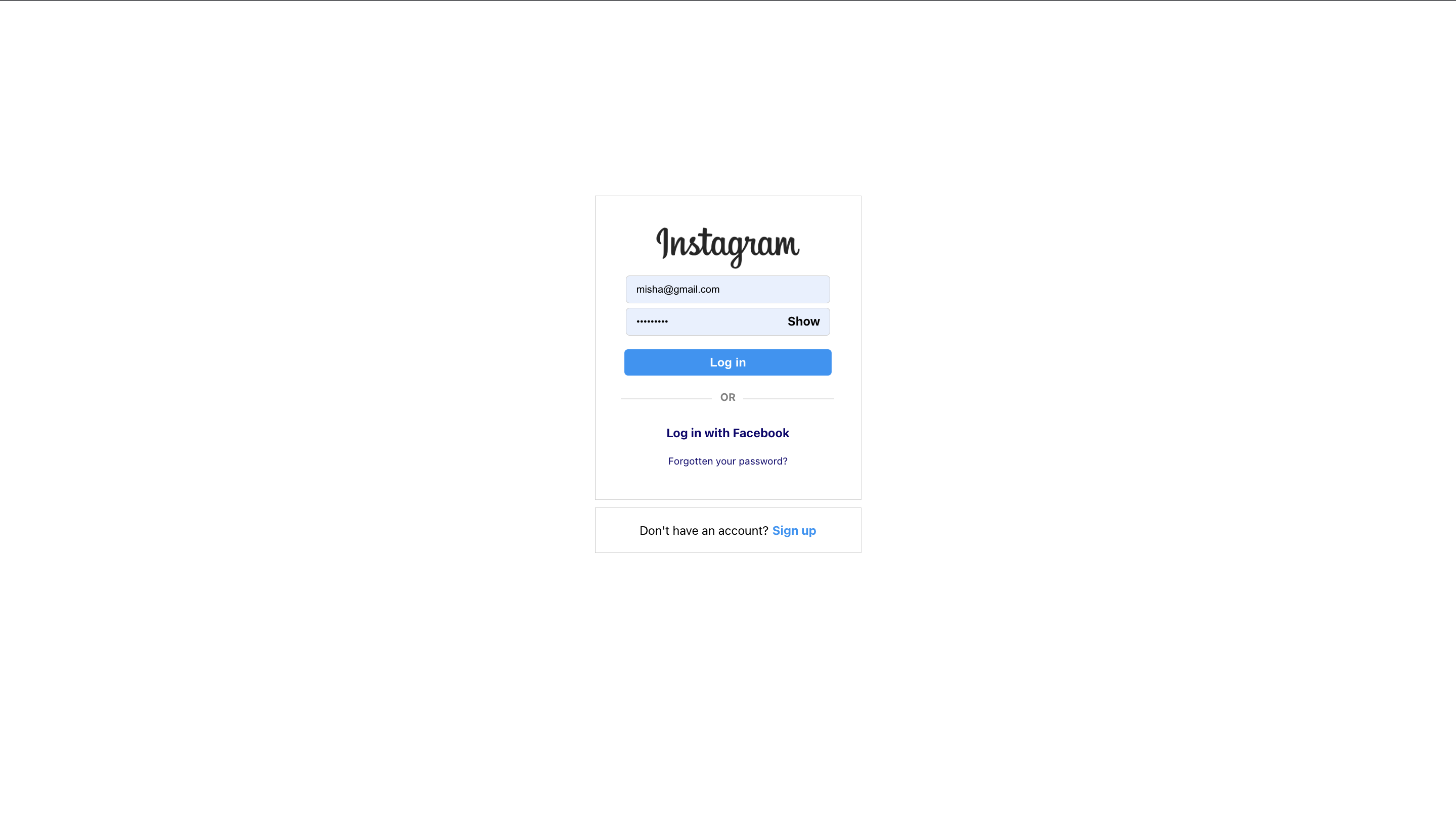 GitHub - mishaRozdorozhniuk/Instagram-clone-MERN: Clone of instagram, using MERN stack