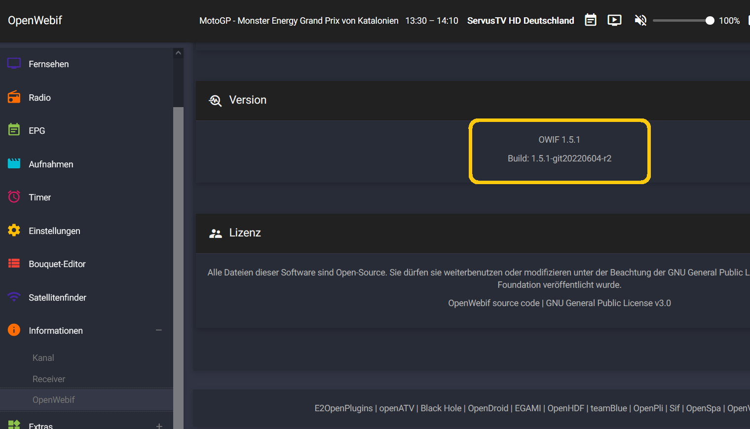 Version is not displayed · Issue #1509 · E2OpenPlugins/e2openplugin-OpenWebif · GitHub