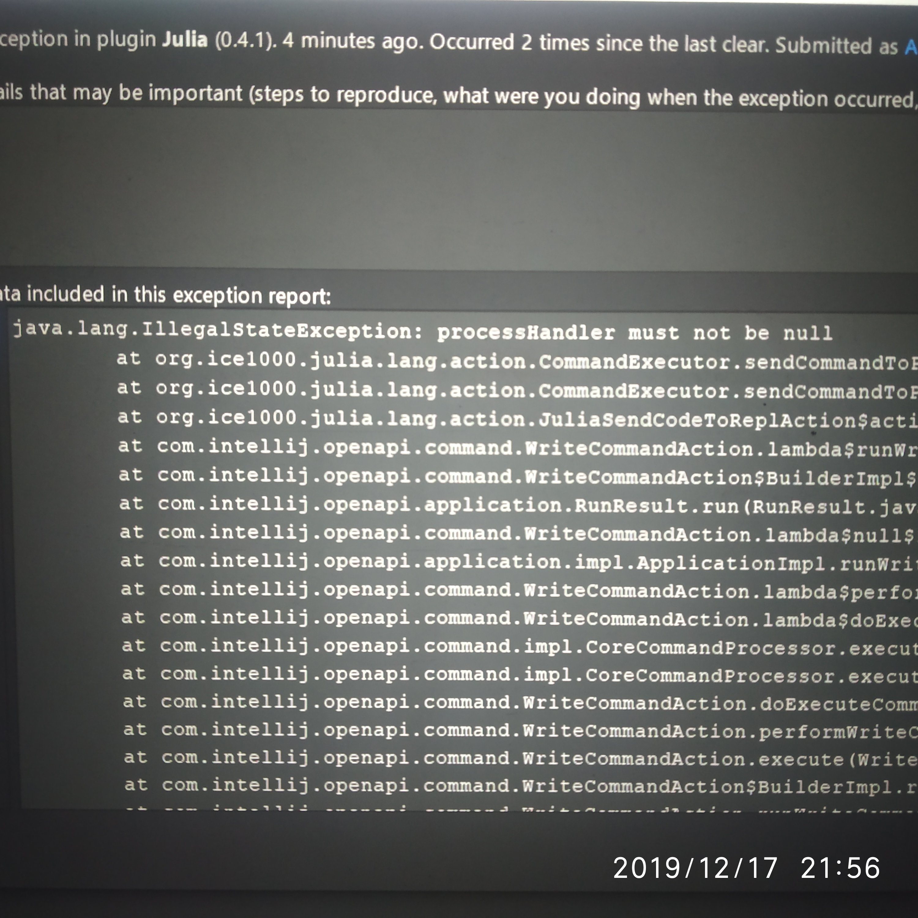 [auto-generated:-655286282] null · Issue #454 · JuliaEditorSupport/julia-intellij · GitHub