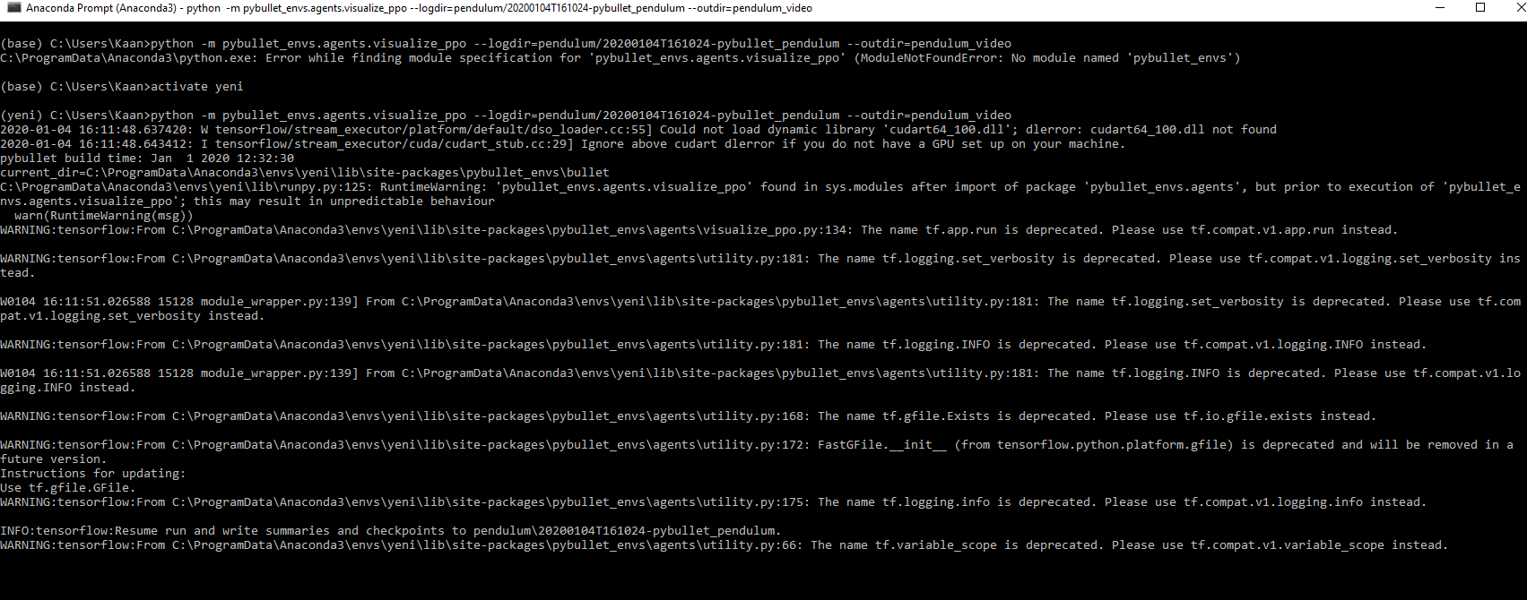 I Can't Run Reinforcement Learning Training Example · Issue #2568 ...