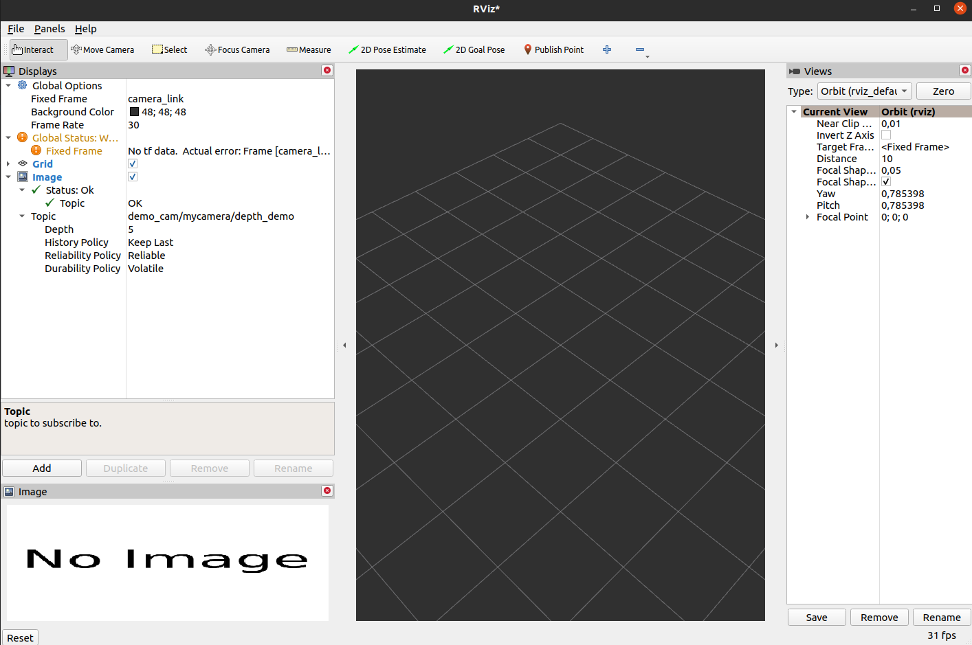No image (depth or RGB) in Rviz or rqt_image_view · Issue #1226 · ros-simulation/gazebo_ros_pkgs ...