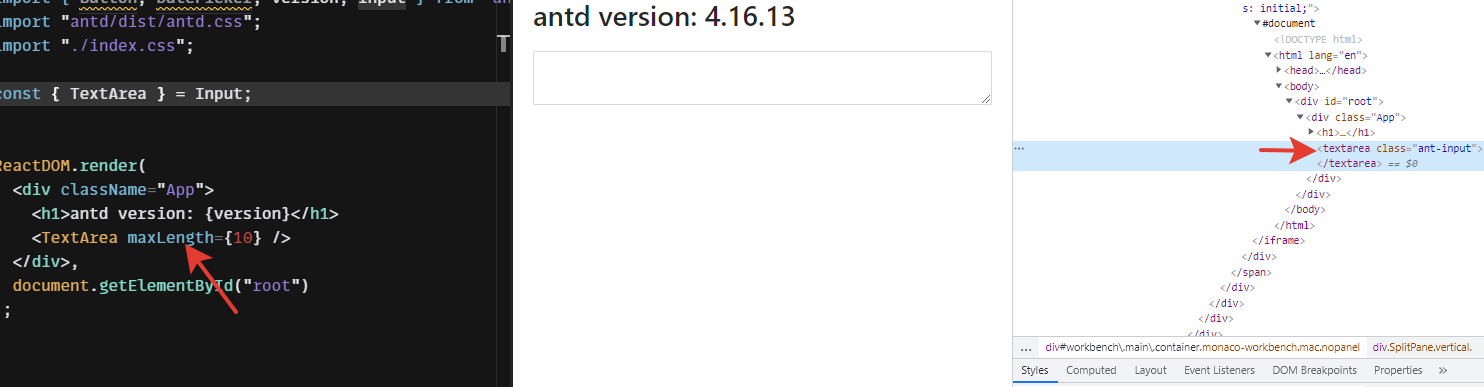 Max-length TextArea · Issue #32367 · ant-design/ant-design · GitHub