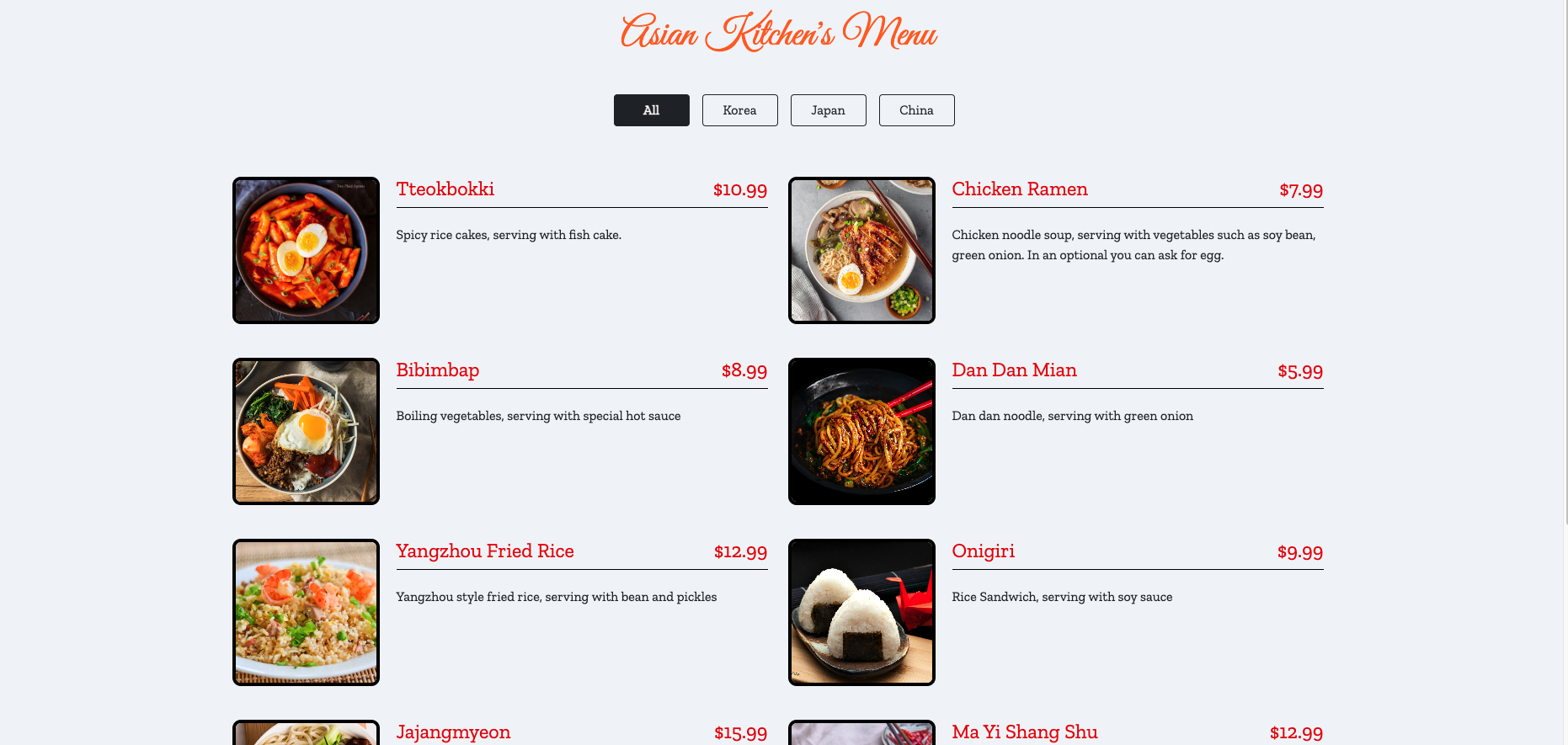 GitHub - omergungor1/asian-kitchen-menu: Single page web menu project with JavaScript