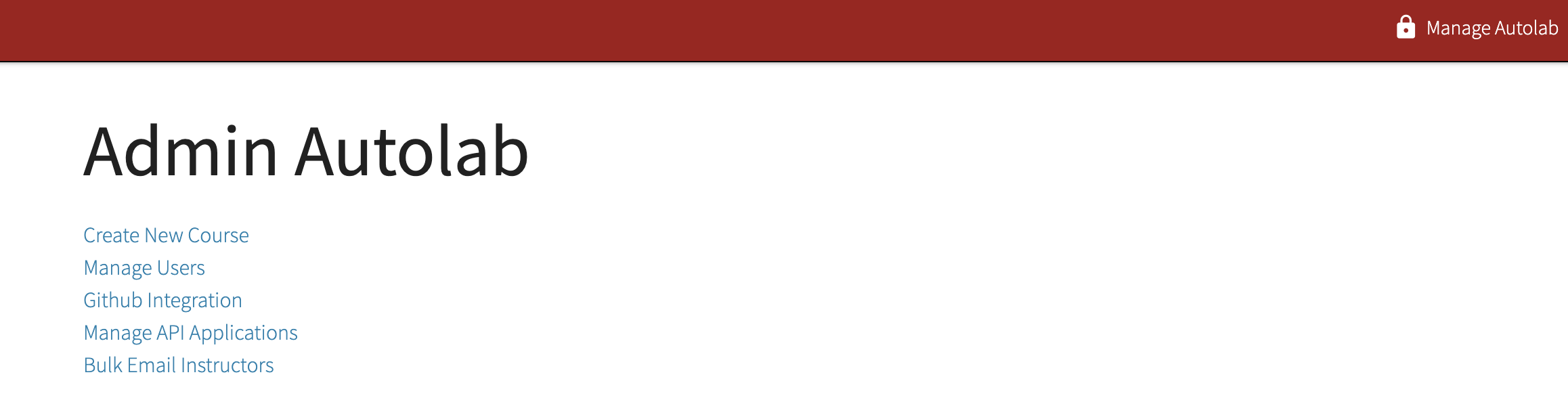 Change manage autolab to dropdown · Issue #1709 · autolab/Autolab · GitHub