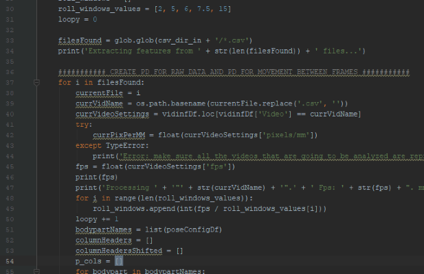 issue with feature extraction · Issue #74 · sgoldenlab/simba · GitHub