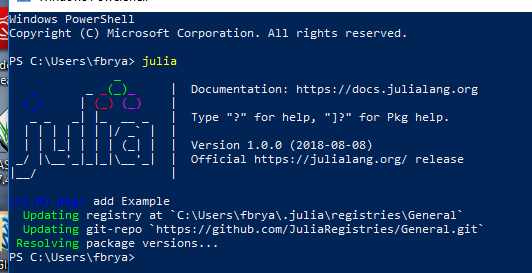 Julia crashes on any package command · Issue #29027 · JuliaLang/julia · GitHub