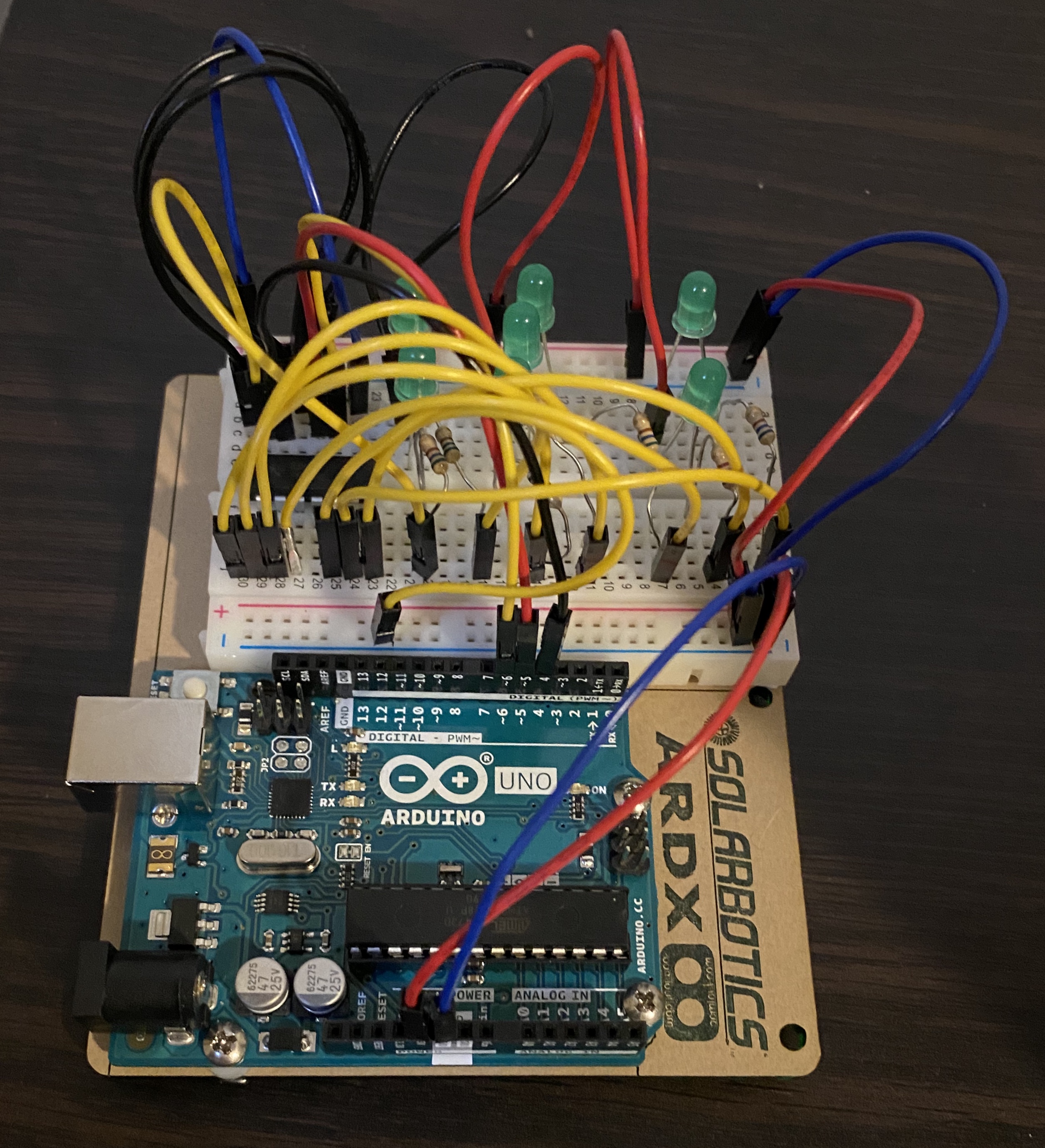 GitHub - JasmeetKaur-207/ELECTRONIC-DICE-WITH-74HC595: An electronic dice with the shift register