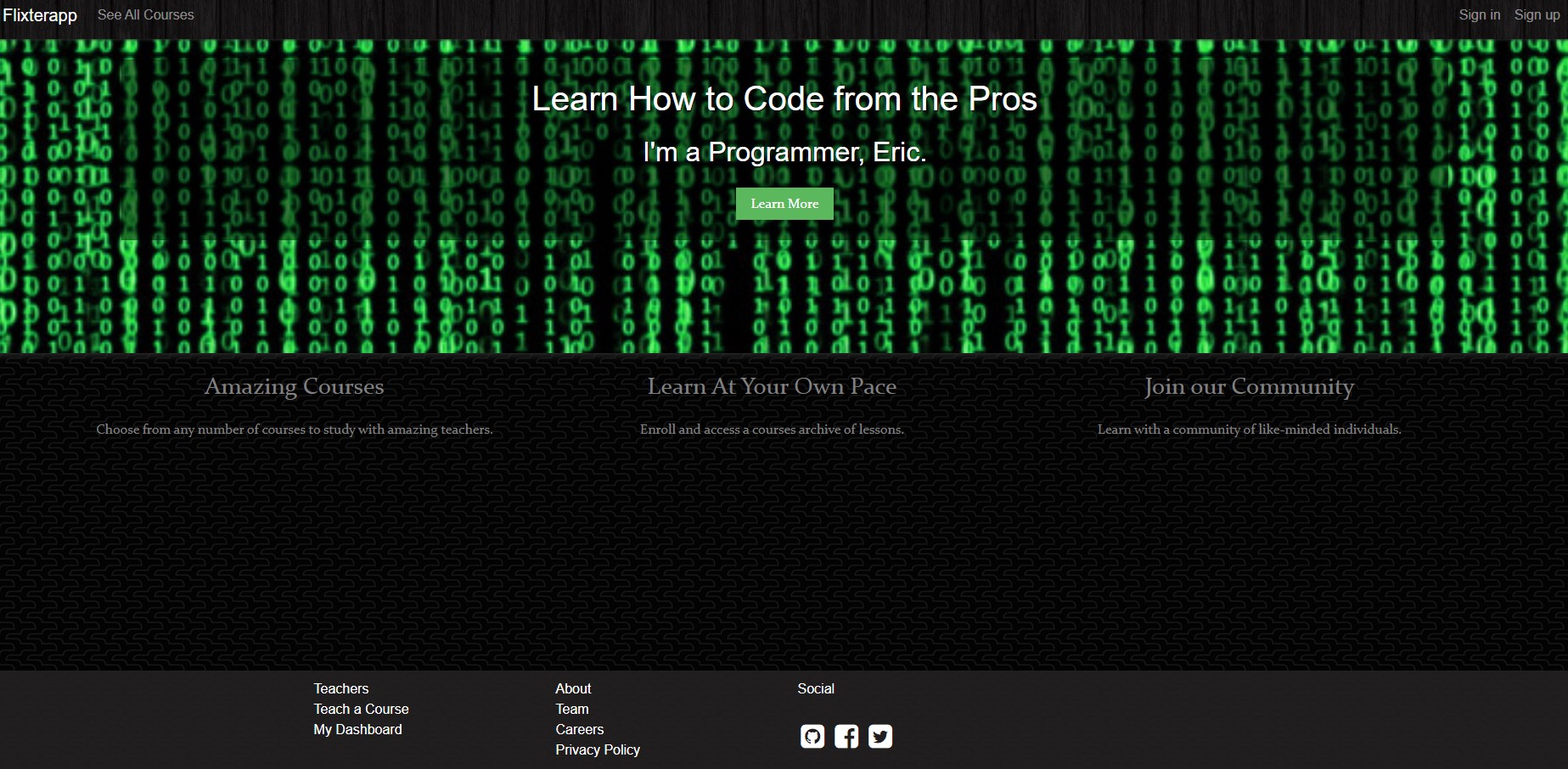 GitHub - ericy007/flixterapp: A two sided video streaming platform, featuring credit card ...