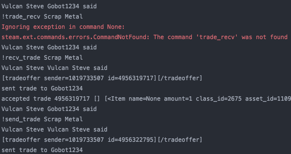 500 Server Internal Error on trade send · Issue #89 · Gobot1234/steam.py · GitHub