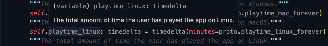 Inline docstrings for attributes don't show up unless docstring is on ...