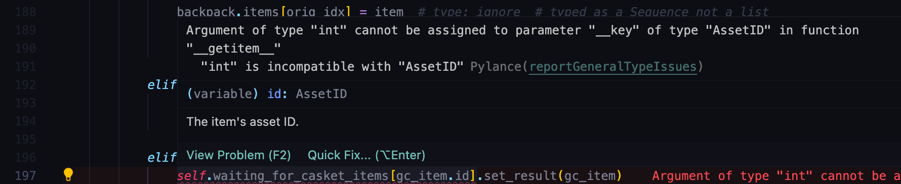 Discrepancy between narrowed type and revealed type · Issue #5944 · microsoft/pyright · GitHub
