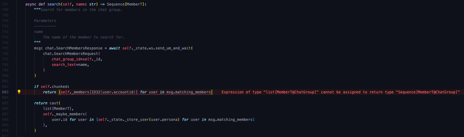 TypeVar not assignable to itself in steam.py · Issue #6009 · microsoft/pyright · GitHub