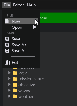 Using menu "file -> new" doesn't guide the user · Issue #202 · exorstudios/riftbreaker-tools ...