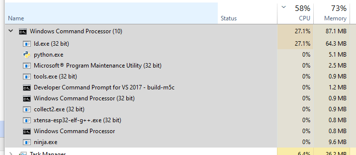 idf.py Bootloader Build Pauses Unexpectedly on Windows in ESP-IDF 3.3.2 (IDFGH-4216) · Issue ...