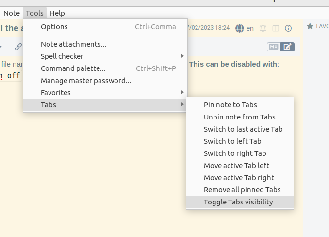 Conflict Between Favorites V130 And Note Tabs V140 Plugins · Issue 7584 · Laurent22joplin 