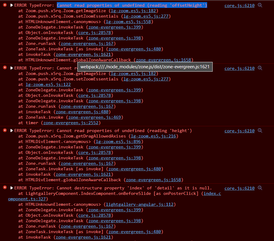 Cannot read properties of undefined (reading 'offsetHeight') · Issue ...