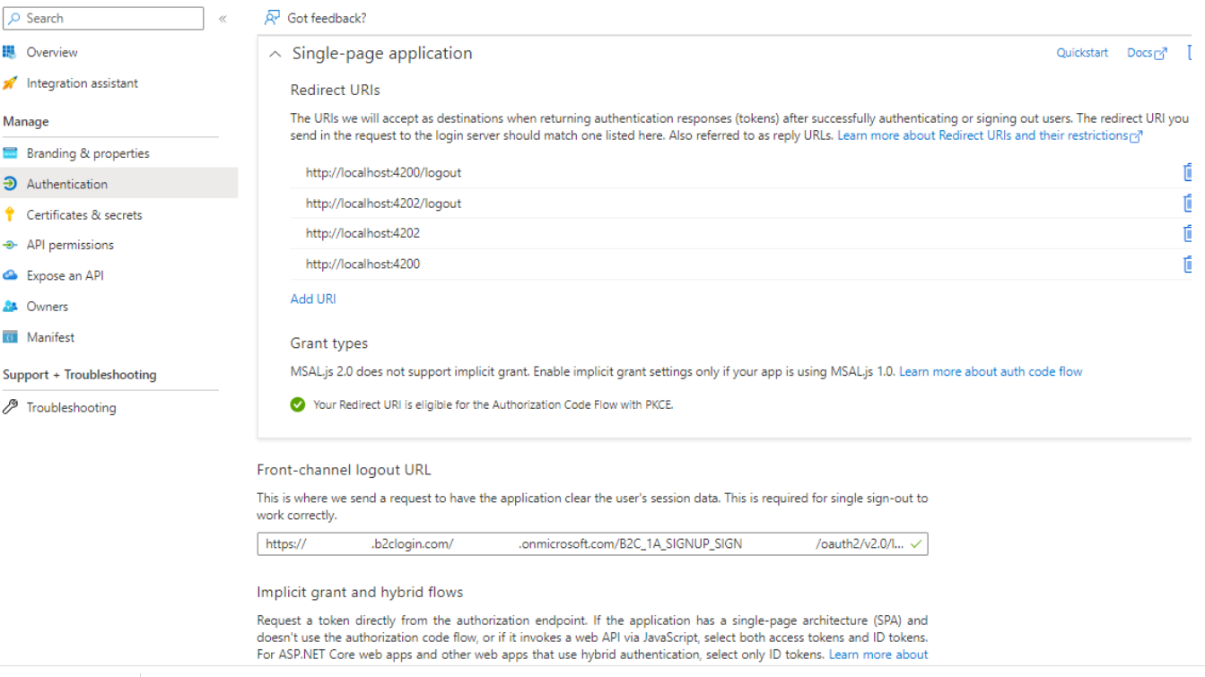 [Question]: Single Sign Out in Azure AD B2C using Custom policies not working as expected ...