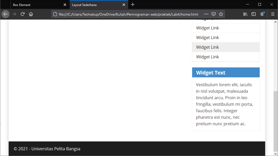 GitHub - purwanto94/Lab4Web: Praktikum 4 membuat layout website sederhana