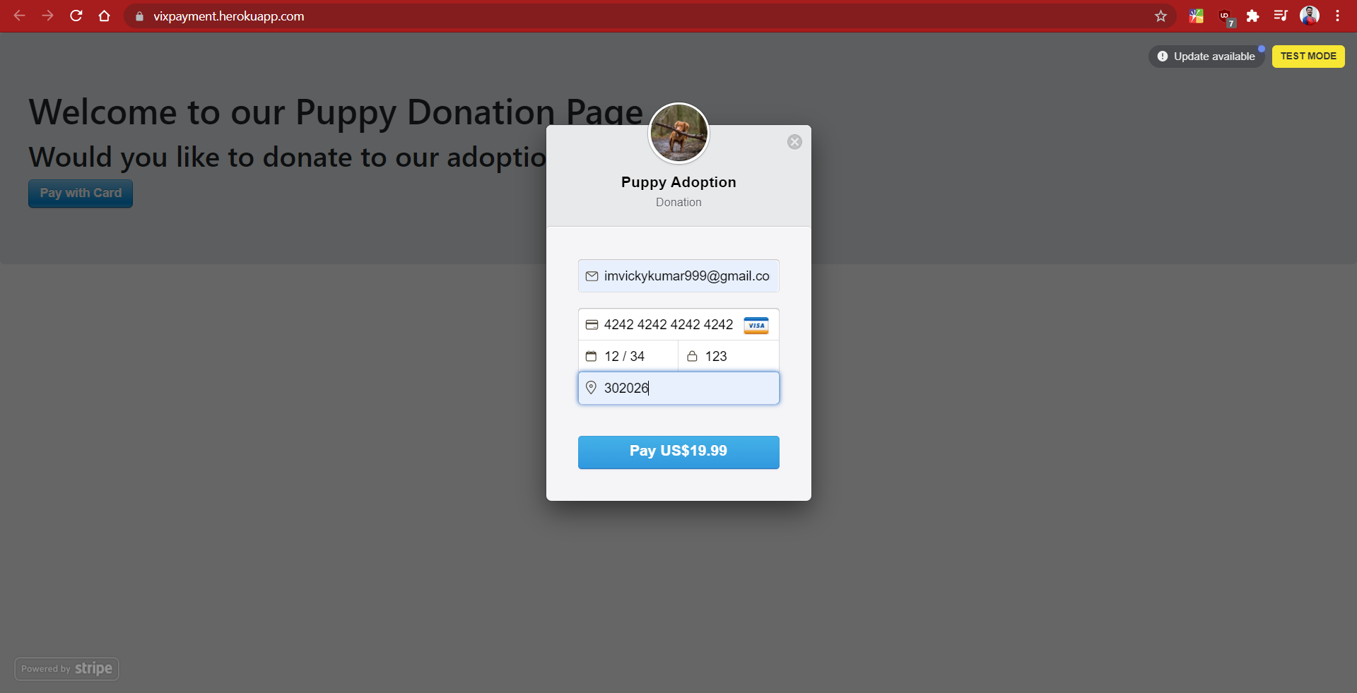 GitHub - imvickykumar999/payments: stripe