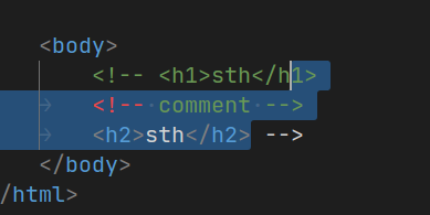 How to comment in html code that already has comments? · Issue #147549 ...