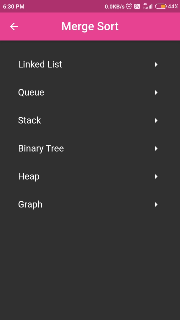 GitHub - ganesspandian2/algo-ready: I built this app using Flutter for learning Data Structures ...