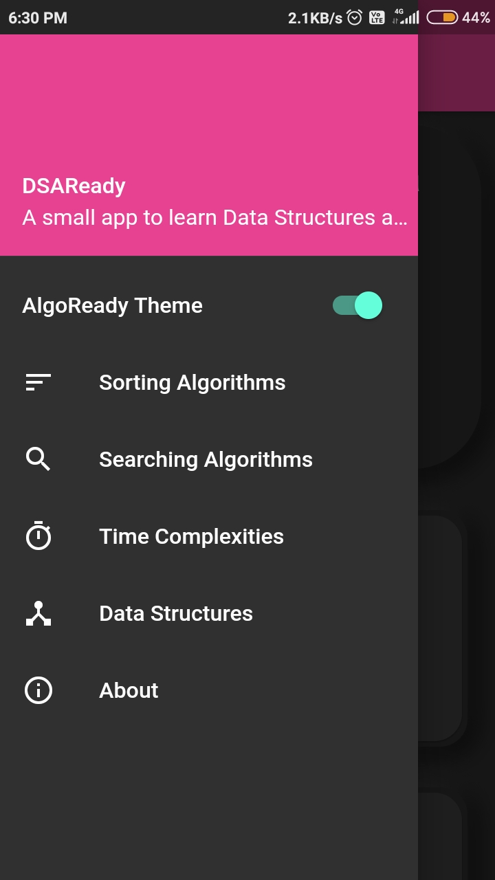 GitHub - ganesspandian2/algo-ready: I built this app using Flutter for learning Data Structures ...