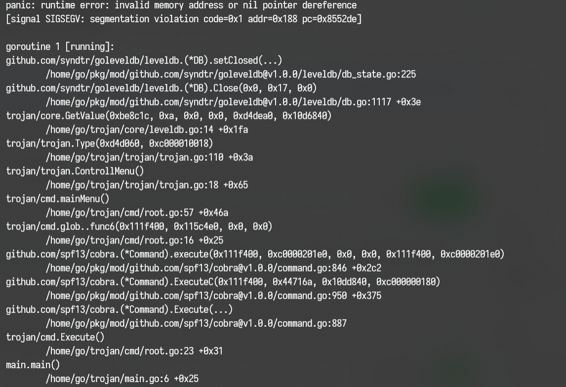 问一下这个是什么情况，突然用不了了 · Issue #309 · Jrohy/trojan · GitHub