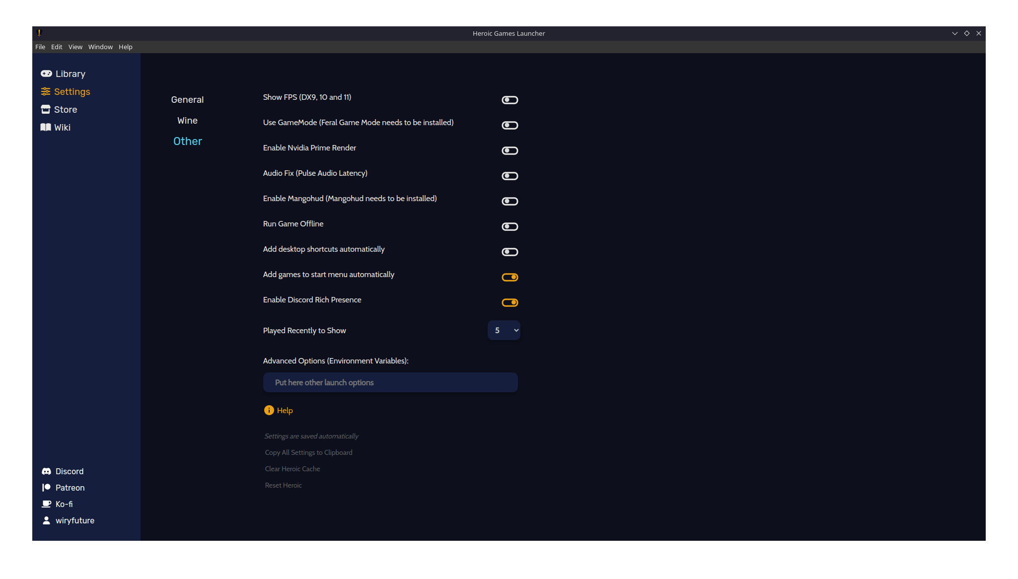 Adapt settings UI to the new sidebar · Issue #768 · Heroic-Games ...
