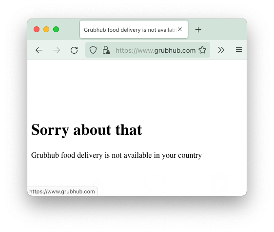 www.grubhub.com - Incorrect text font displayed for the "Sort" drop ...