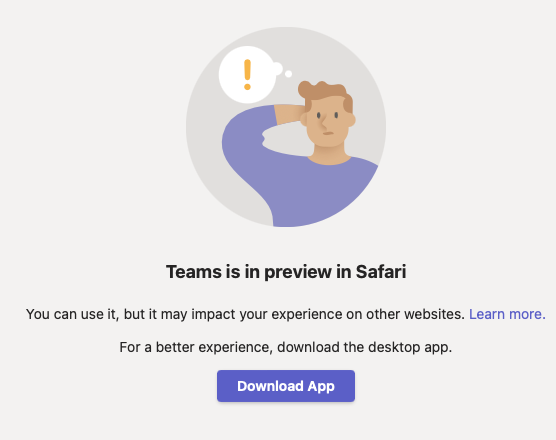 teams.microsoft.com - Browser is not supported · Issue #79895 · webcompat/web-bugs · GitHub