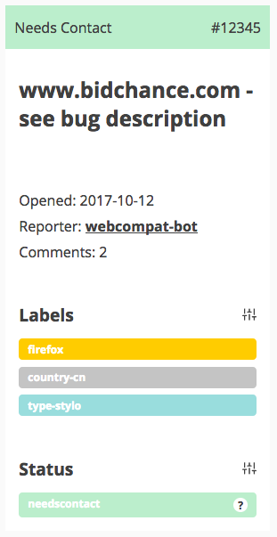 Explain status meaning in bug reports · Issue #1179 · webcompat ...