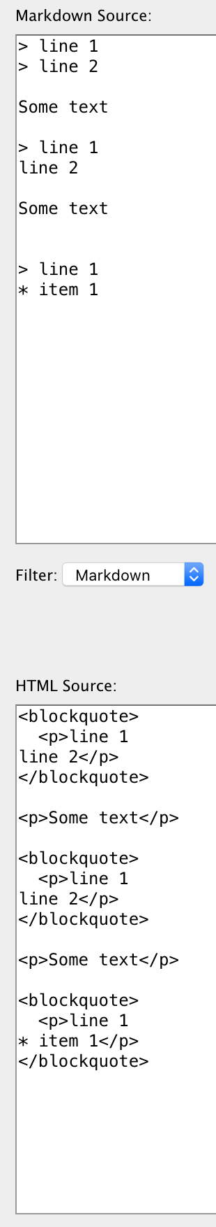 Line under quote is not considered part of quote · Issue #244 · lepture/mistune · GitHub