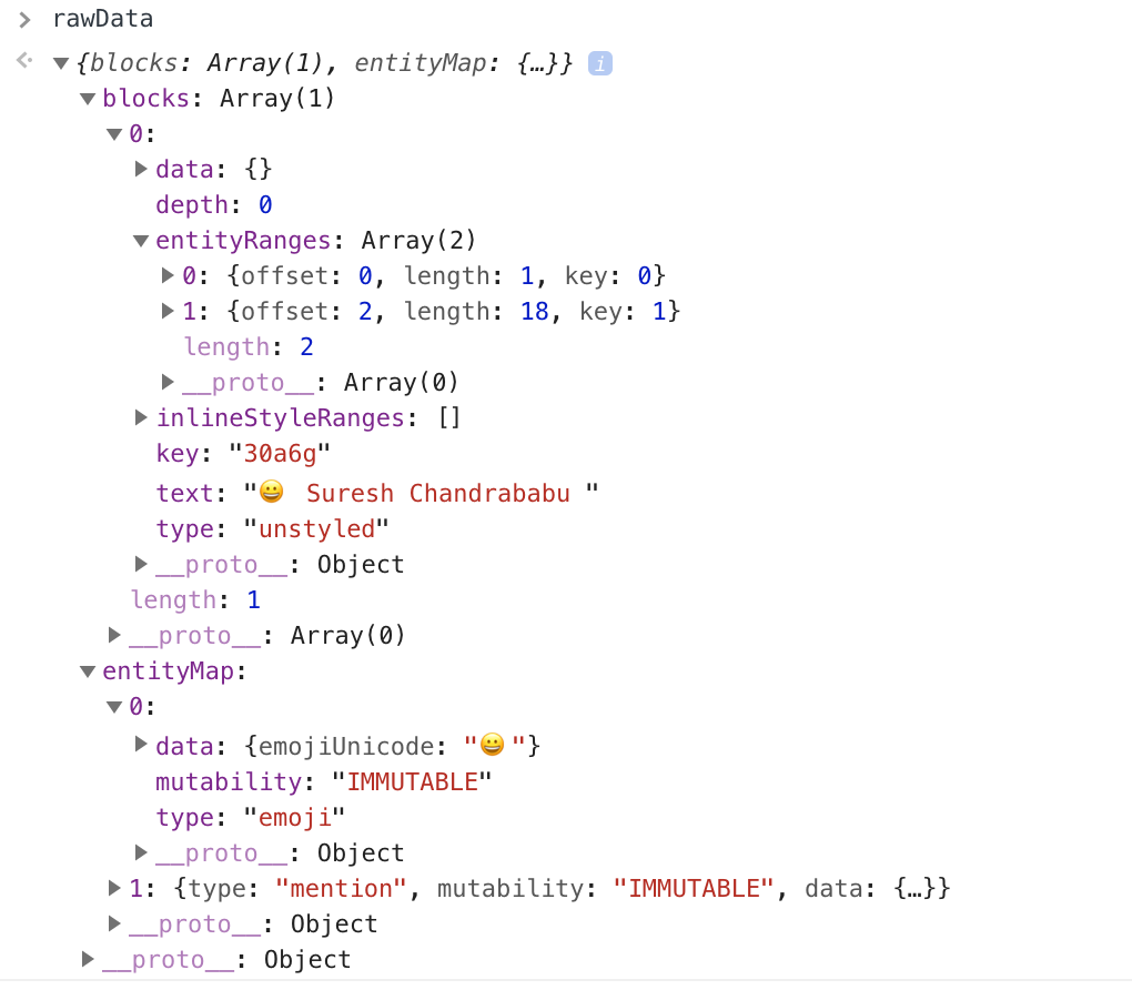 Miss match in entityRanges with emoji as presiding text to mentions · Issue #1969 ...