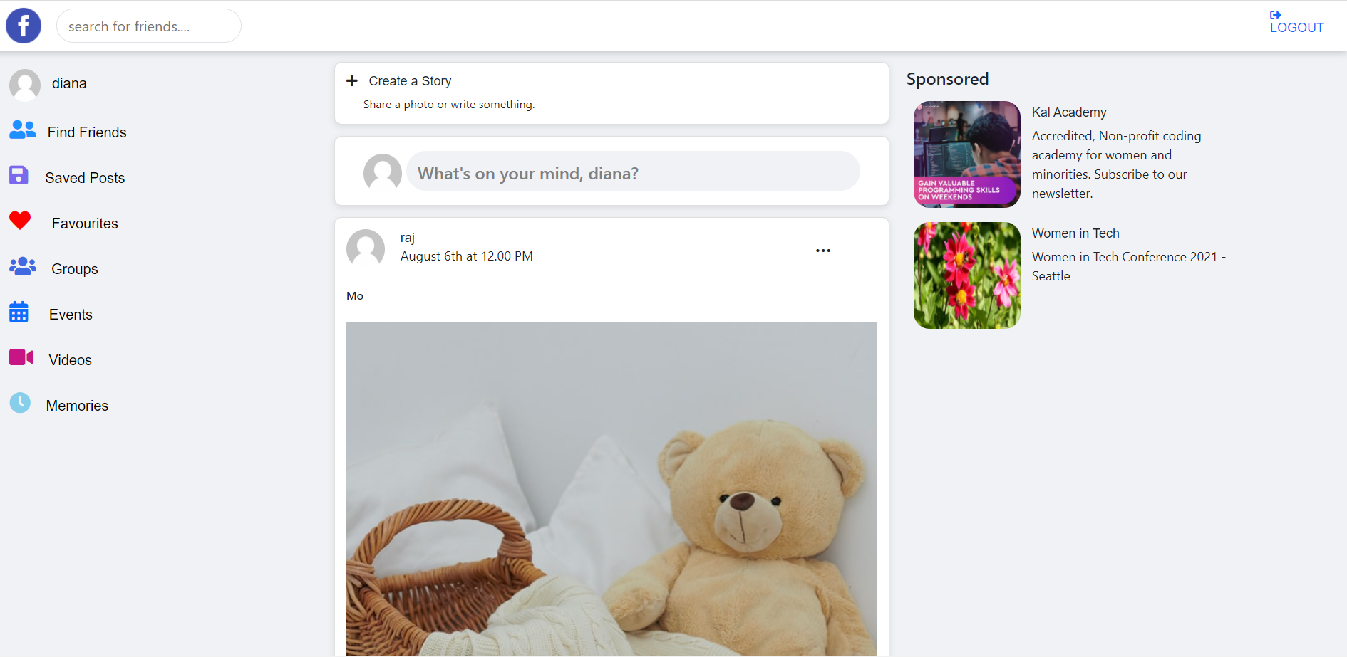 GitHub - Rajthilakam/SocialMedia_clone
