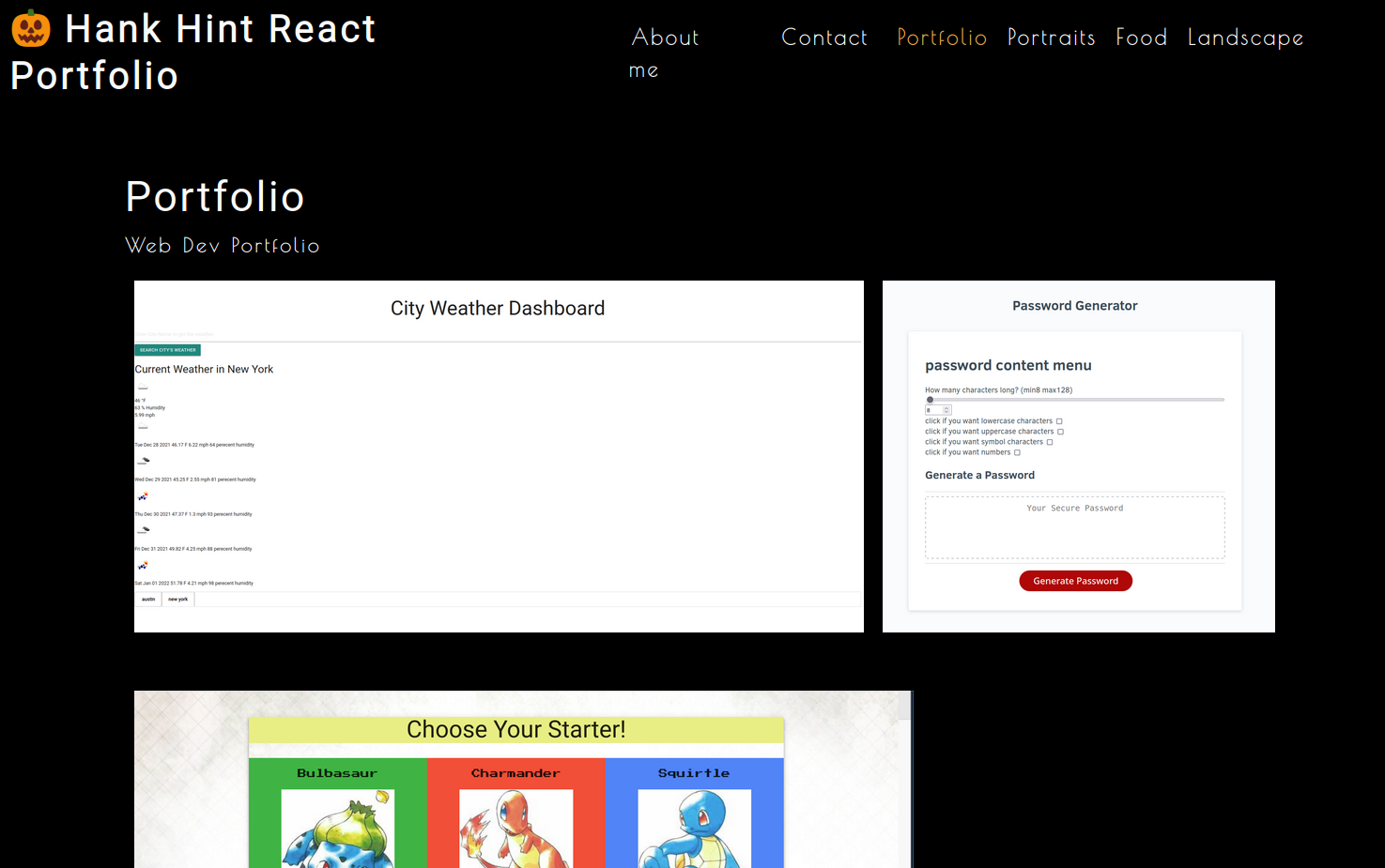 GitHub - hankhint/react-hankfolio: Hank's React Portfolio