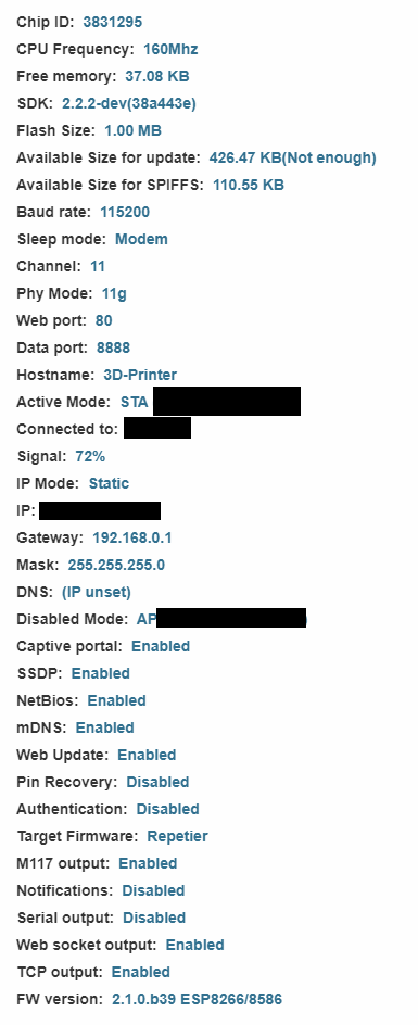 [BUG] Don´t get serial output · Issue #391 · luc-github/ESP3D · GitHub