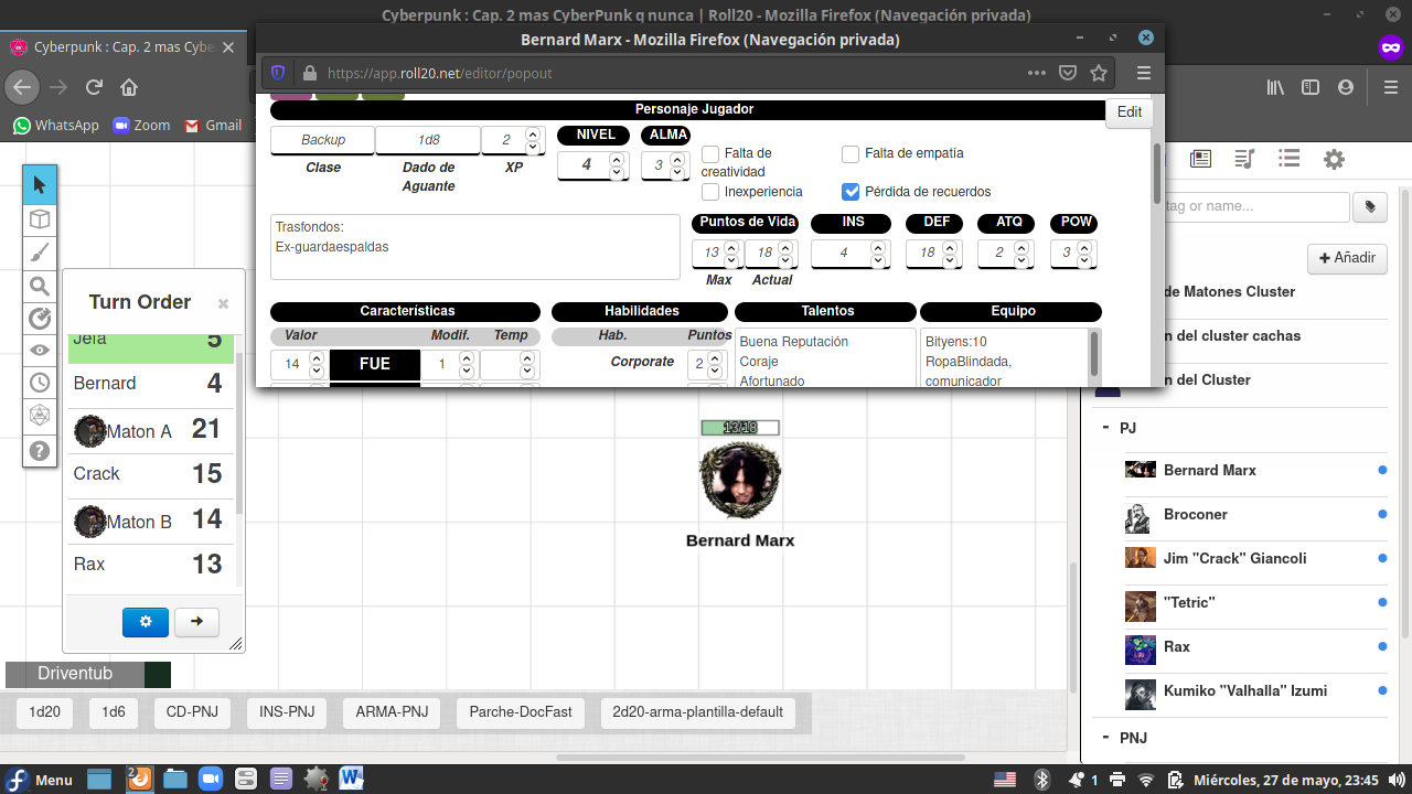 [ Vieja Escuela] HP Tokens and character sheets doesnt match itselfs · Issue #6640 · Roll20 ...