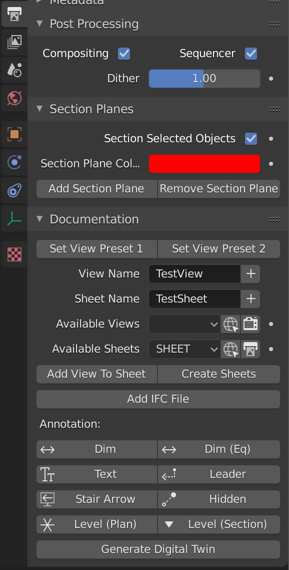 [BlenderBIM] Object/Documents vs. Output/Documentation confusingly similar · Issue #881 ...