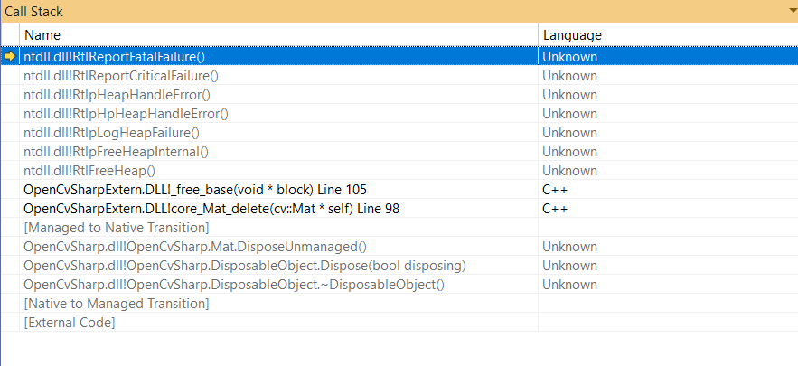 I am getting error "A heap has been corrupted" when i do subsequent call to application · Issue ...