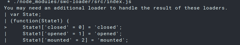 Support for "const enum/enum" · Issue #486 · swc-project/swc · GitHub