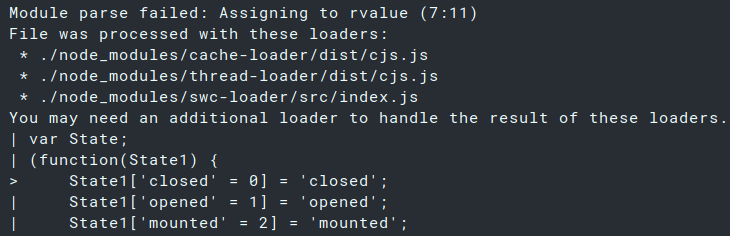 Support for "const enum/enum" · Issue #486 · swc-project/swc · GitHub