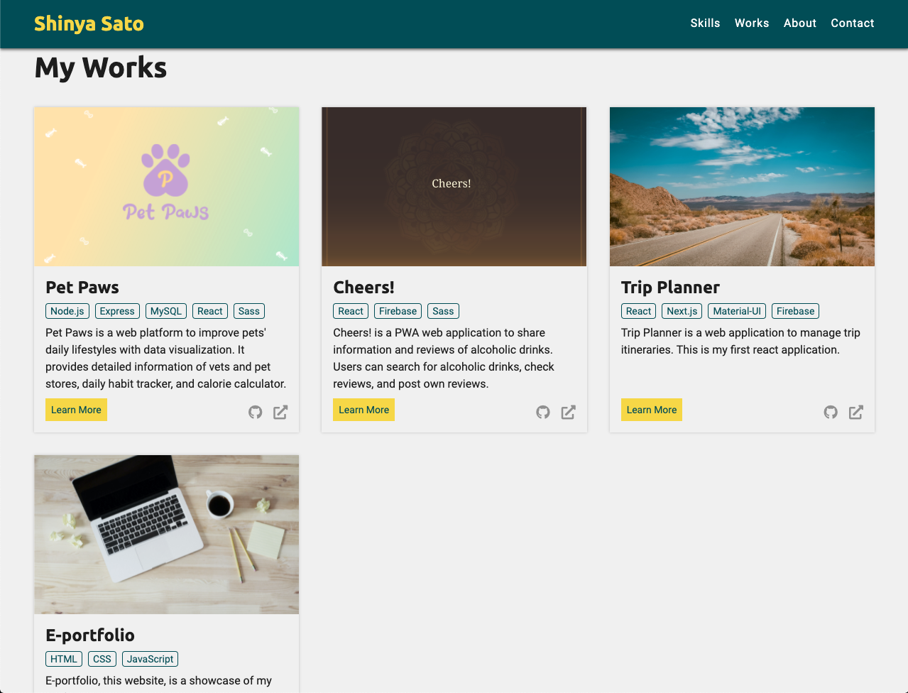 Github Satoshinbp Portfolio