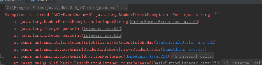 运行报错，详情见图 · Issue #3 · leftjs/StudentGradesManageSystem · GitHub