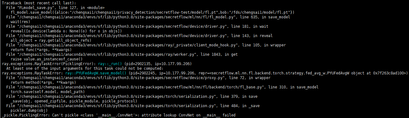 secretflow.ml.nn.FLModel保存和加载模型 · Issue #196 · secretflow/secretflow · GitHub