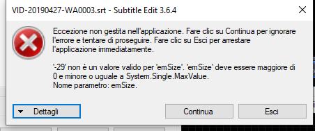 emSize error · Issue #5530 · SubtitleEdit/subtitleedit · GitHub